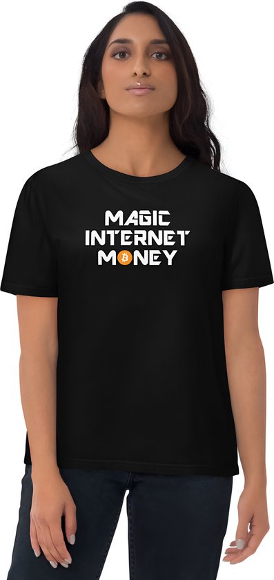 Magic Internet Money - Unisex - 100% Biologisch Katoen - Kleur Zwart ...