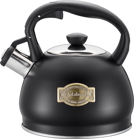 Waterketel 2,2 l waterketel voor inductie en gasfornuis, siliconen ...