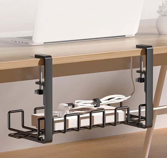 Kabel Organiser Rek Onder Bureau - 40 cm - Kabelgoot Bureau - Kabelbox ...