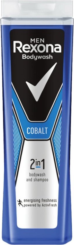 Rexona Men Cobalt 2in1 Bodywash & Shampoo (6 x 400ml) | bol