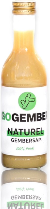 Go Gembersap - 100% PUUR - BIOLOGISCH & NATUURLIJK - Gembershot ...