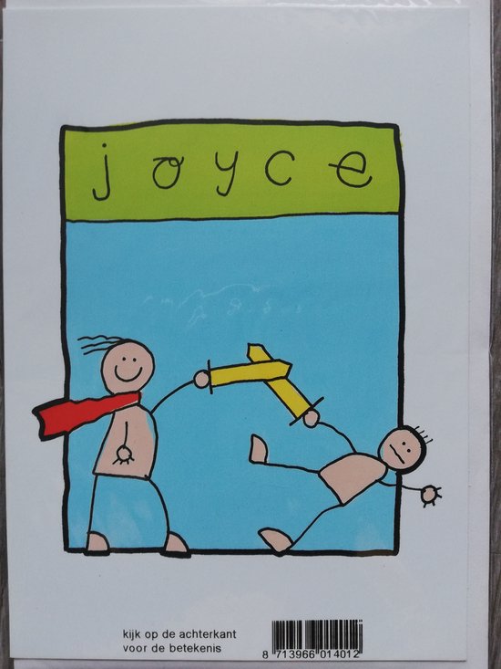 Wenskaart met naam Joyce | bol