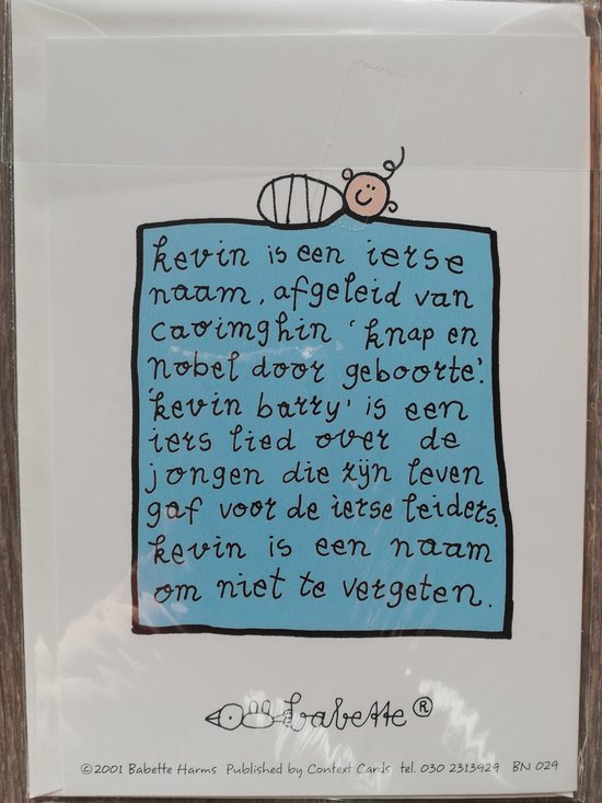 Wenskaart met naam Kevin | bol