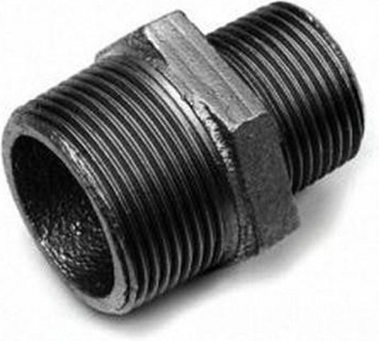 Verloopnippel Nr.245 Zwart 1-1/2 x 3/4 | bol