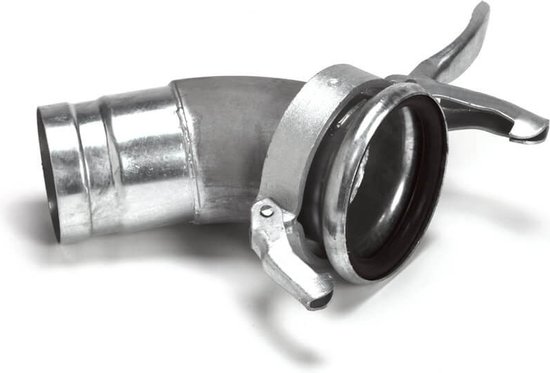 Dallai bocht 45° M-deel x slangtule - type C - verzinkt -108 mm x 4" | bol