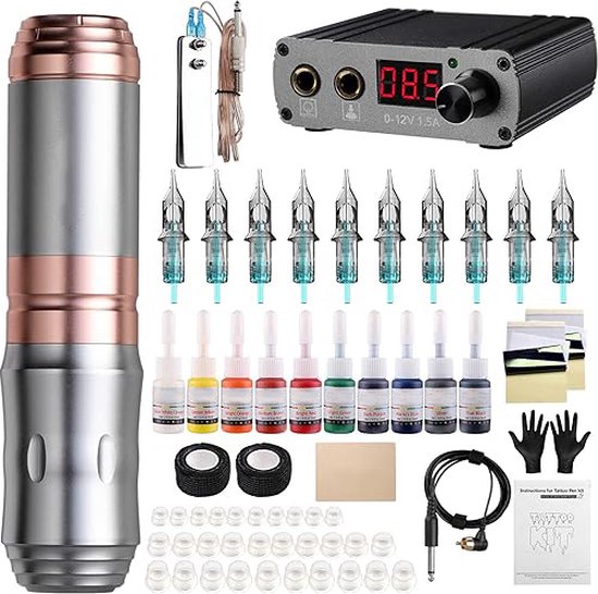 Thuys - Tattoo Machine - Tattoo Set Compleet - Tattoo Machines Beginner ...