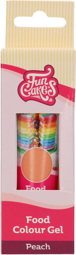 FunCakes Eetbare Kleurstof Gel voor Voeding - Perzik - 30g | bol