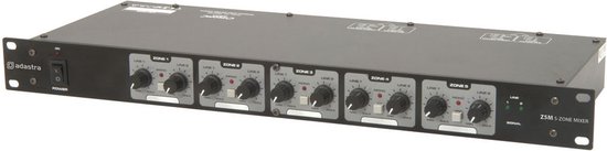 Citronic Z5M 1U 5x zone 2x lijn 19 rack mixer | bol