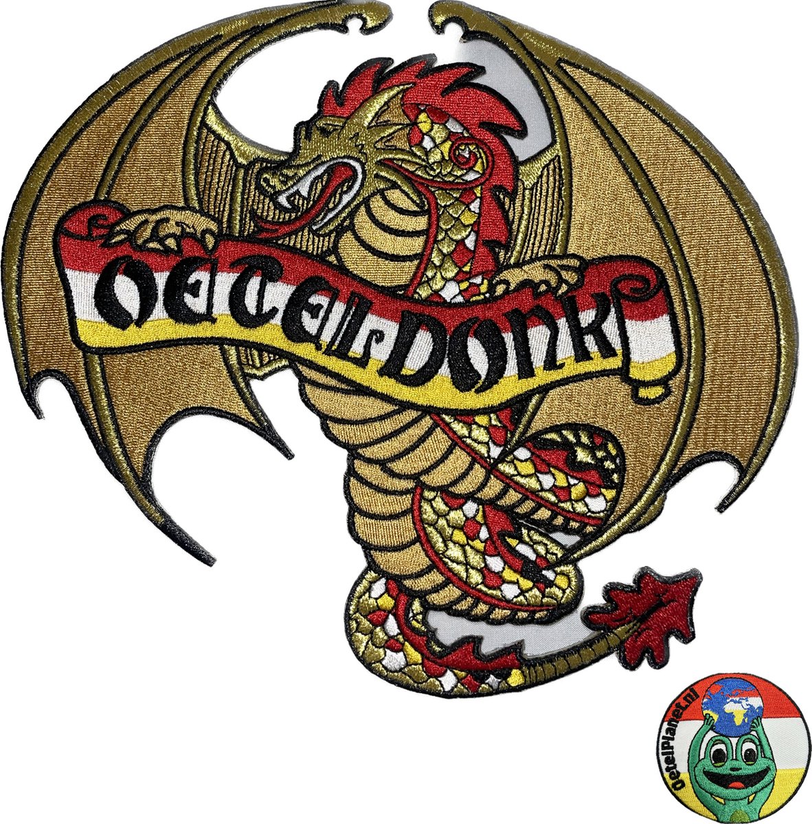 Oeteldonk Gouden Draak Rug Embleem - Carnaval Oeteldonk | bol