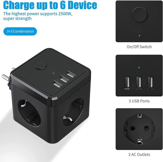 Powercube - Powercube Met Usb - Power Cube - Powercube Usb ...