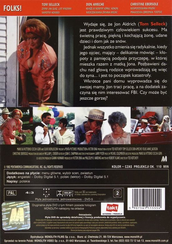 Folks! [DVD] (Dvd), Tom Selleck | Dvd's | bol