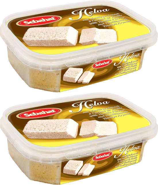 Sebahat Helva met vanille - Turks snoep - 350g x 2 | bol