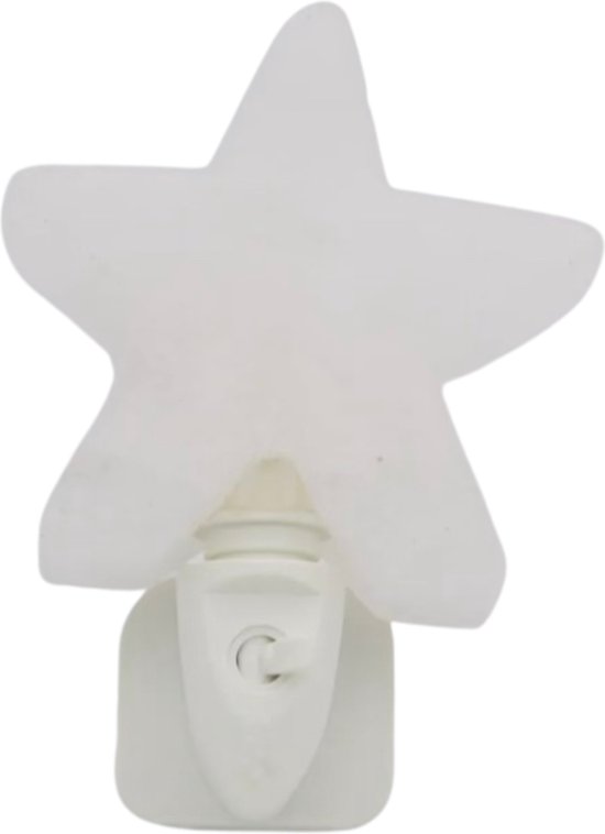 HIMALAYA ZOUTSTEEN NACHTLAMPJE - STER VORM - INCL. SCHAKELAAR en LED ...