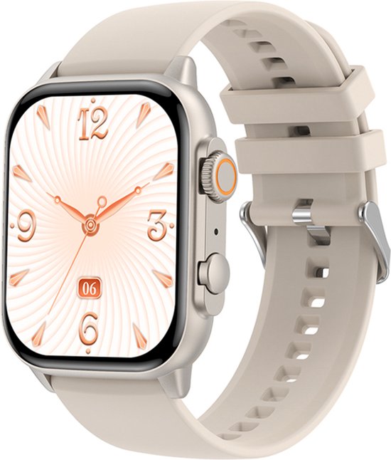 Cinturio Commander Smartwatch - Zilver/Wit - Omoled Scherm - Voor heren ...