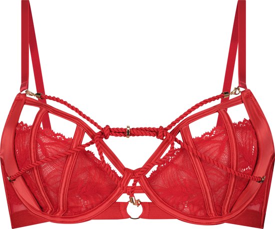 Hunkemöller Niet-voorgevormde beugel bh Bellini Rood B75 | bol