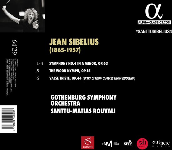 Santtu-Matias Rouvali, Gothenburg Symphony Orchestra - Sibelius: Symphony No. 4 | The... | bol