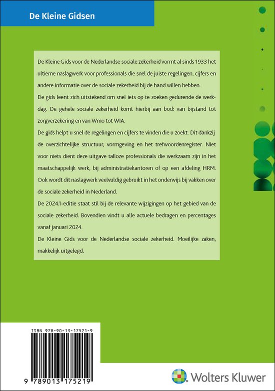 De kleine gids voor de Nederlandse sociale zekerheid 2024.1 ...