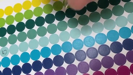 Stippen Stickers 16 kleuren - 3 A4 Stickervellen - Label Stickers ...