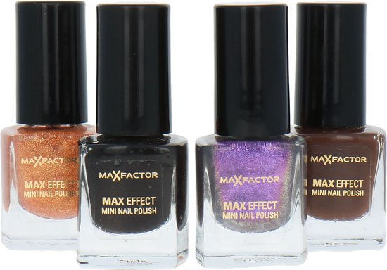 Max Factor Set 39 Mini Nagellak - 4 x 4.5 ml (set van 4) | bol