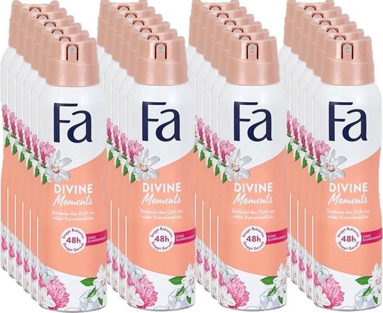Fa Divine Moments Deodorant Spray - Voordeelverpakking 24 x 150 ml | bol