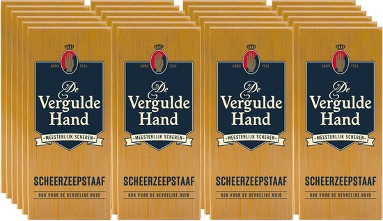 De Vergulde Hand Scheerzeep Staaf - Voordeelverpakking 24 x 75 Gram | bol