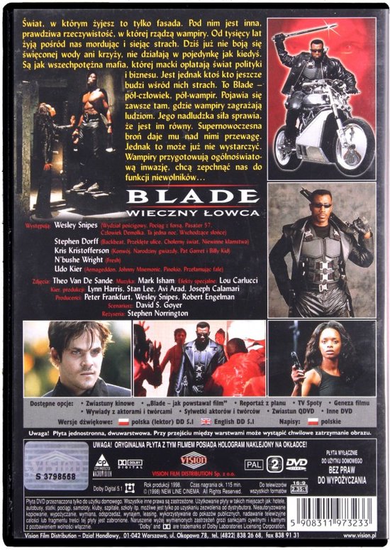 Blade [DVD] (Dvd), Wesley Snipes | Dvd's | bol