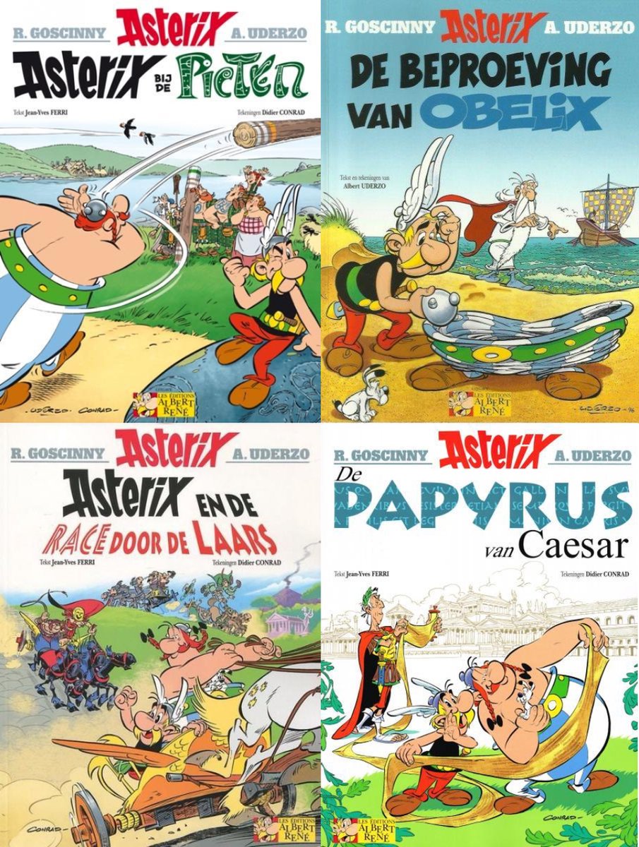 Asterix & Obelix Strippakket (4 Stripboeken) [stripboek, stripboeken ...