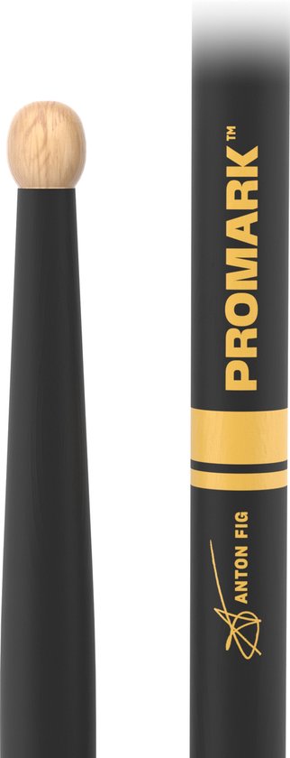 Promark TXAFW-AG Anton Fig ActiveGrip Hickory Drumstick, Wood Tip | bol