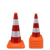 Verkeerskegel 50 cm PVC klasse 3 reflectie | Oranje - Wit - Rood | Pion ...