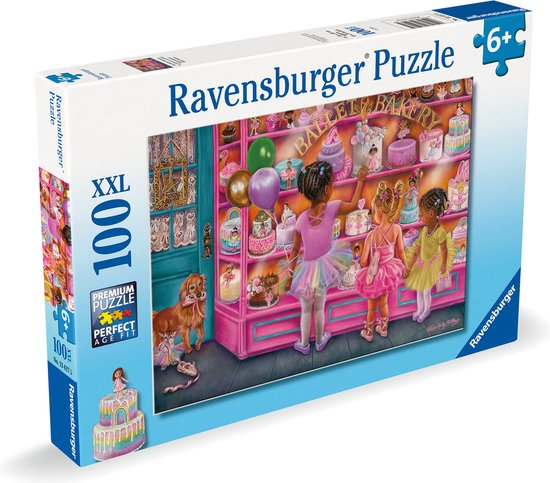 Ravensburger puzzel Ballet Bakery - Legpuzzel - 100 XXL stukjes | bol