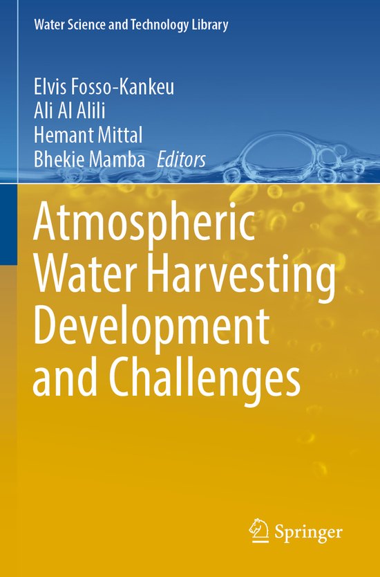 Water Science and Technology Library- Atmospheric Water Harvesting ...