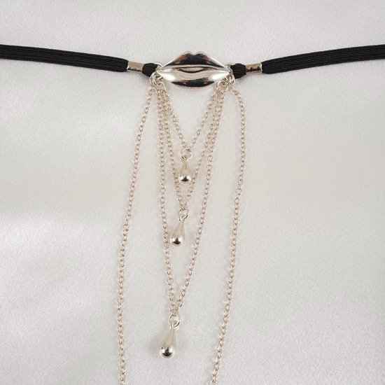 Sylvie Monthulé - G-String Kiss Me | Zilver | bol