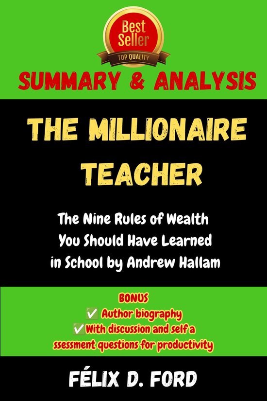 In a nutshell series - Summary And Analysis of The Millionaire Teacher ...