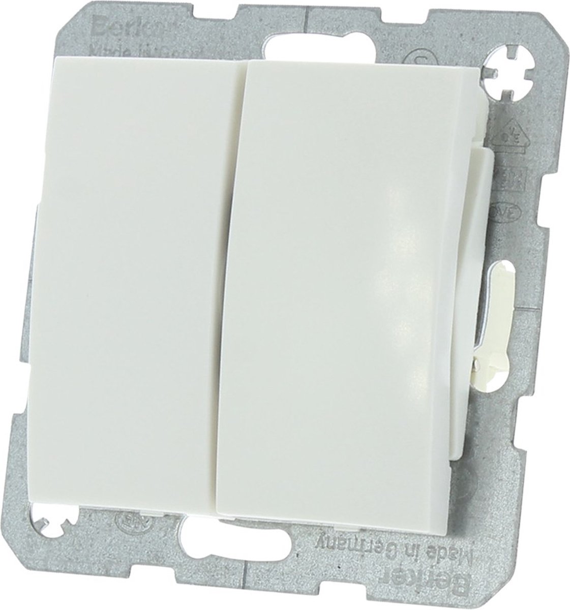 Berker S1 Serieschakelaar - Inbouw - Polarwit | bol