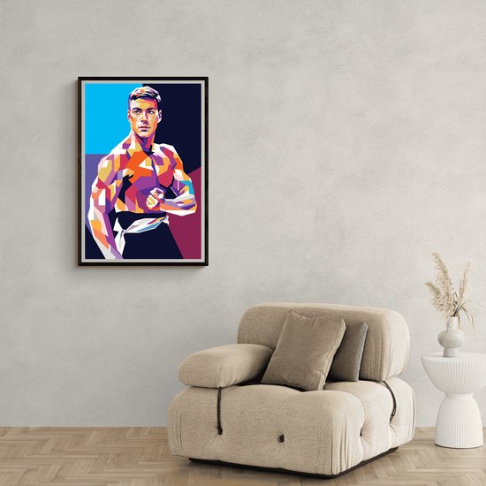 Jean Claude van Damme Poster | JCVD Poster | Pop Art | Filmposter ...