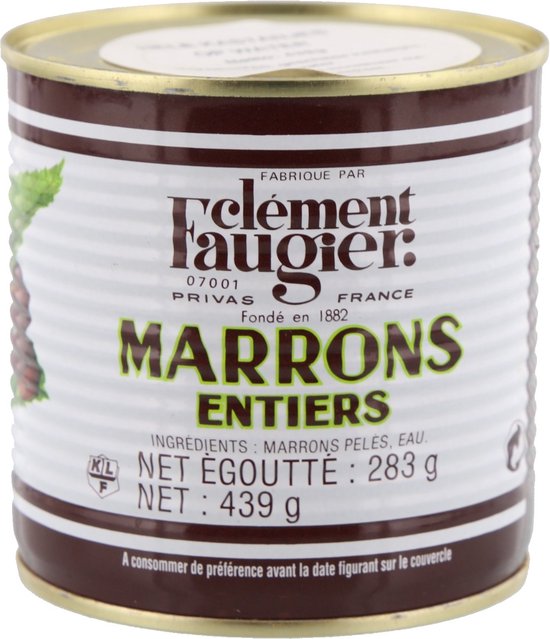 Clement Faugier Kastanjes heel 283 gram | bol