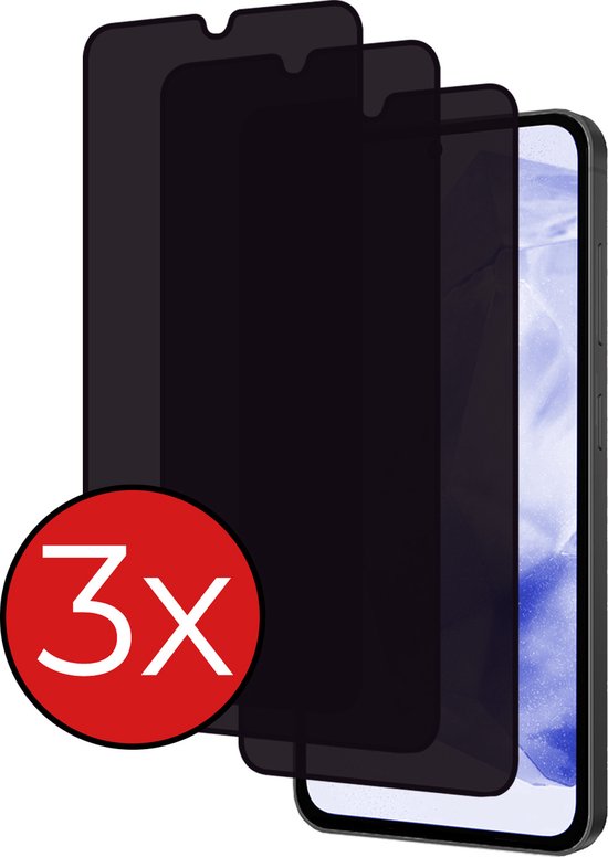 Screenprotector Geschikt voor Samsung A35 Screenprotector Privacy Glas Gehard Full... | bol