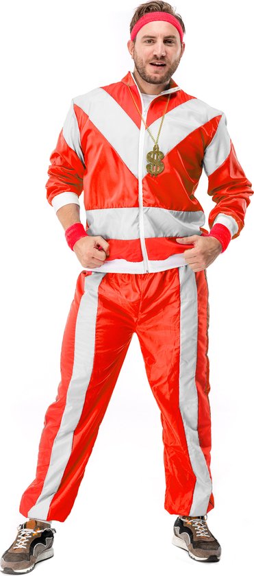 Original Replicas - Jaren 80 & 90 Kostuum - 80s Retro Trainingspak Mees ...