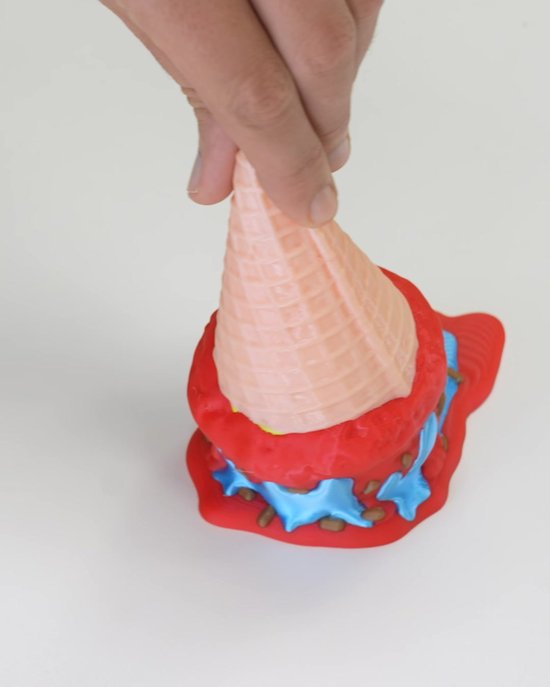 Smeltend Ijs Sculptuur| Melting Ice Cream Door Stopper | Ijs Decoratie ...