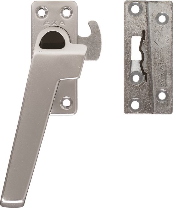 AXA Raamsluiting (model 3318) Aluminium: Afsluitbaar met drukknop ...