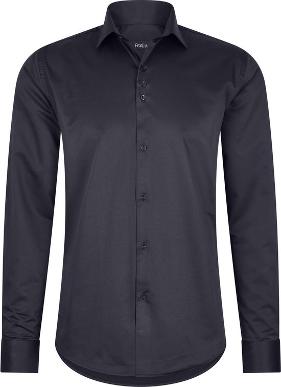Ferlucci Overhemd Napoli - Zwart - maat L | bol