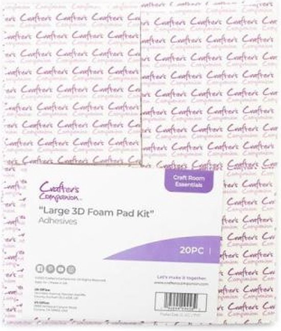 CC - Foam Pads 3D Large - 20 Sheets | bol
