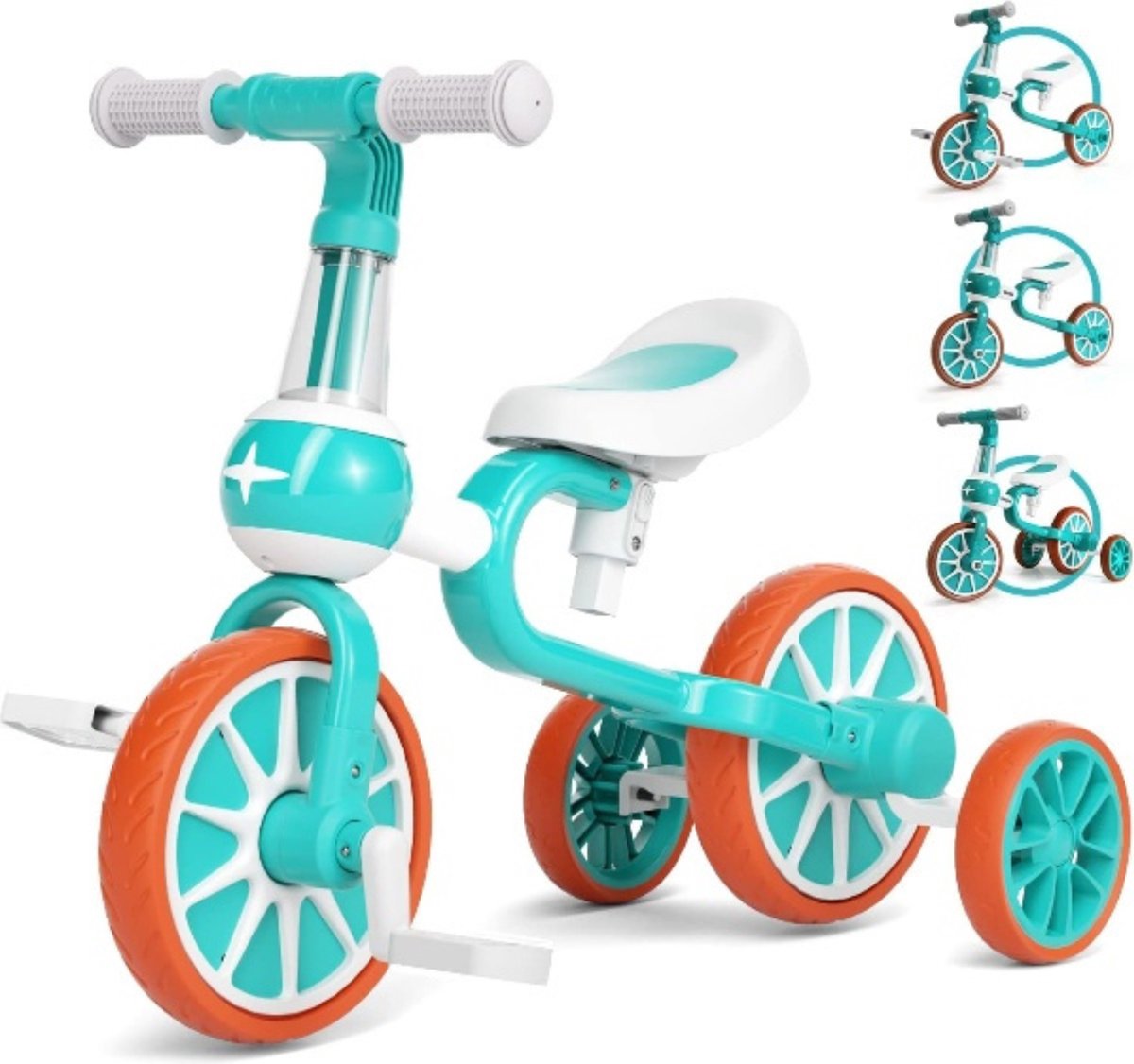 Loopfiets 1 Jaar Met Duwstok - Driewieler Met Duwstang - Loopwagen 1 ...