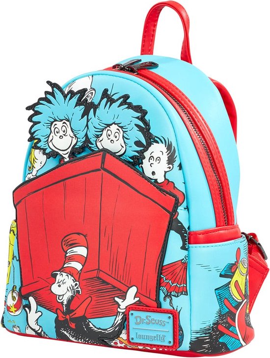 Dr. Seuss - Loungefly Backpack (Rugzak) Mini Thing 1 & Thing 2 Box ...