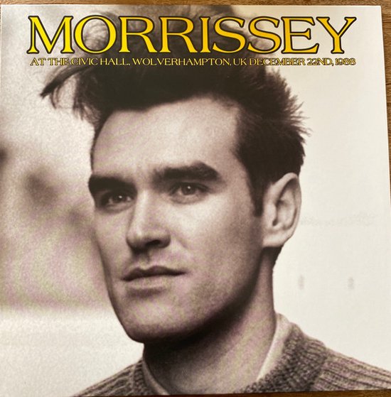 At the Civic Hall, Wolverhampton, UK December 22nd, 1988, Morrissey ...