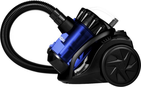Hyundai Stofzuiger zakloos – Cycloon stofzuiger 800W – Blauw/Zwart | bol