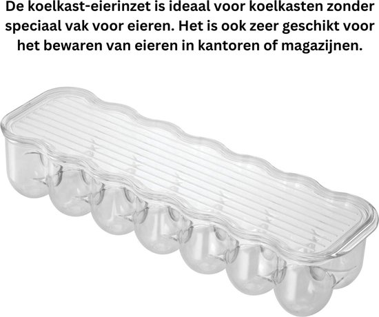 Eierdoos Kunststof - Stapelbare Kunststof Eierhouder en Doorzichtige ...