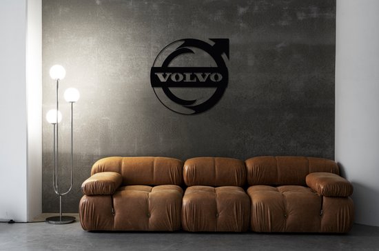 Volvo - Logo - Metaalkunst - Grijs - 30 x 50 cm - Auto Decoratie - Muur ...