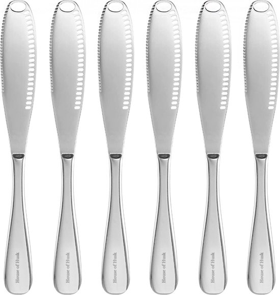 House of Husk Multifunctionele Botermessen Set - Zilver - RVS ...
