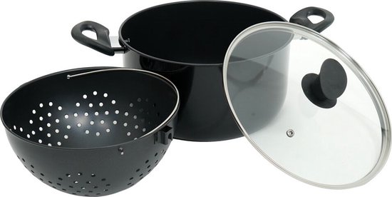 Magic Pot Maker, kookpan met vergiet – inductie, koken, stomen of ...